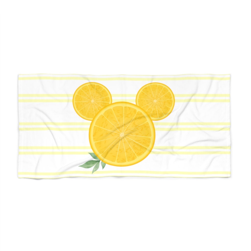Orange Hidden Mickey Mouse Disney Beach Towel sold by Stepladder ...