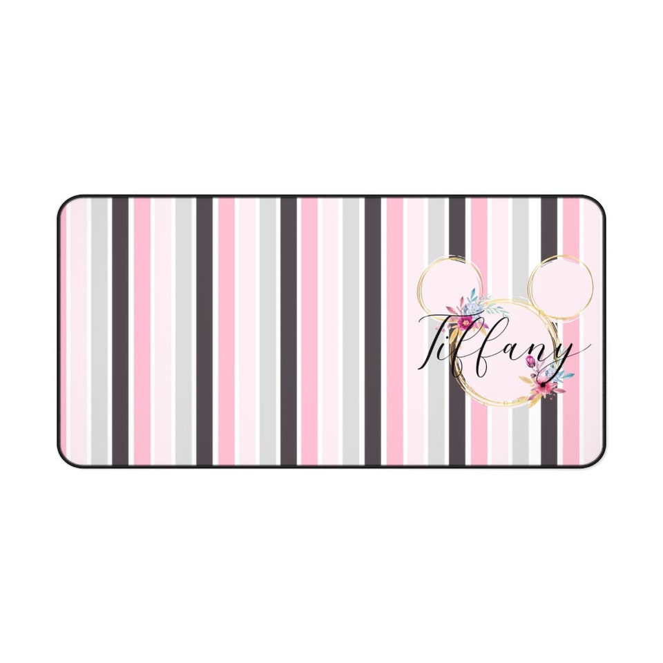 Stripe Disney Desk Mat, Disney Office Decor, Disney Mouse Pad sold by ...