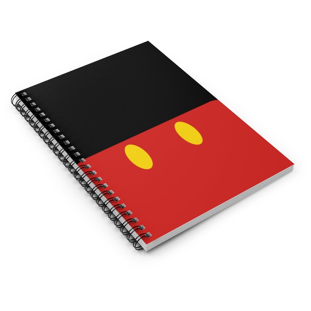 Personalized Mickey Mouse Notebook Minnie Mouse Notebook - Etsy