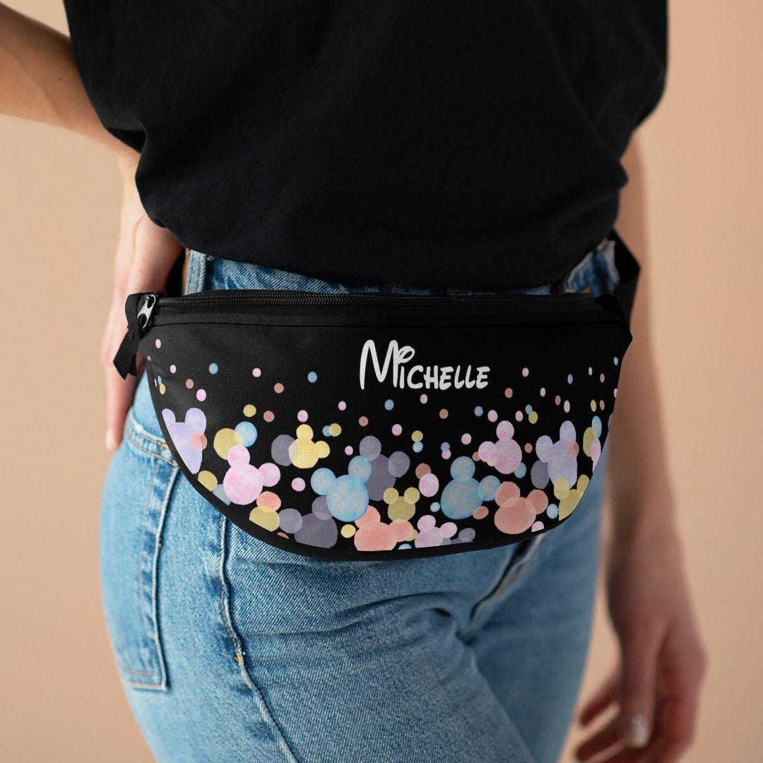 Disney Colourful Fanny Pack, Disney Waist Bag, Mickey Travel Bag, Theme ...