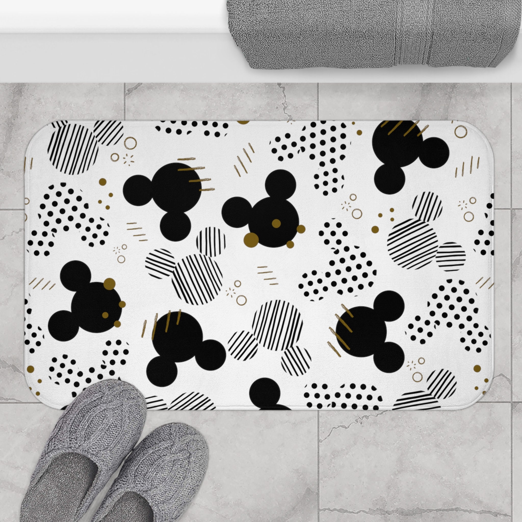 Mickey Mouse Disney Bath Mat, Disney Bathroom Decor sold by Delly ...