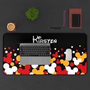 Mickey Mouse Desk Mat, Disney Office Decor, Disney Mouse Pad, Disney ...