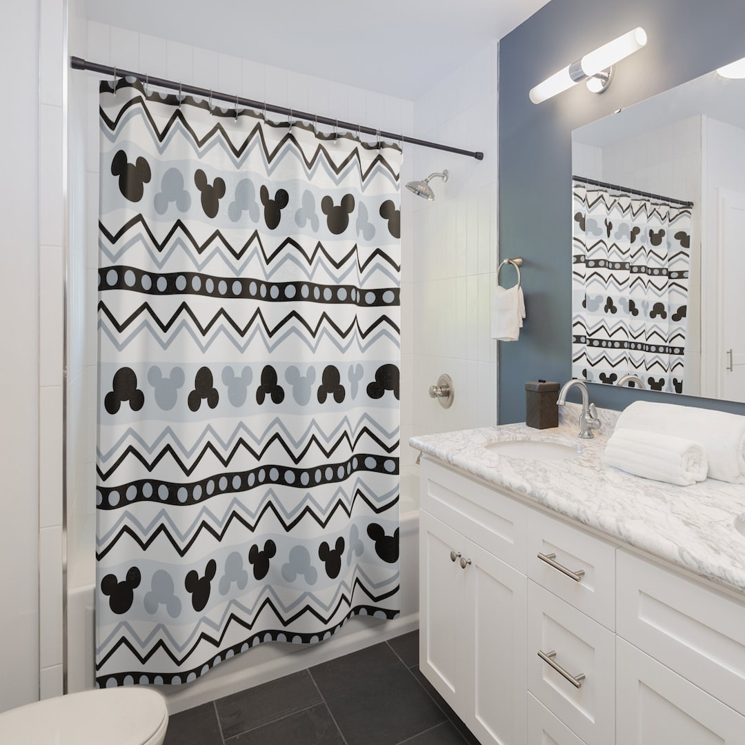 Disney Shower Curtain, Mickey Bathroom, Disney Home Décor, Mickey ...