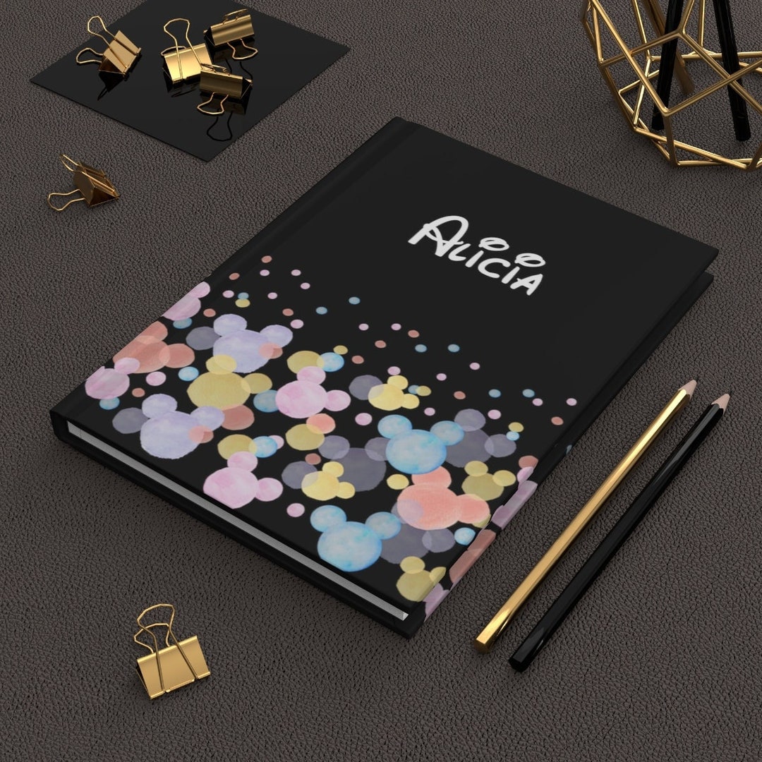 Colorful Mickey Journal, Mickey Mouse Hard Cover Notebook, Disney ...