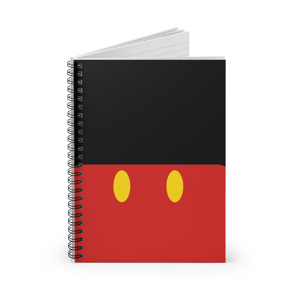 Personalized Mickey Mouse Notebook Minnie Mouse Notebook - Etsy