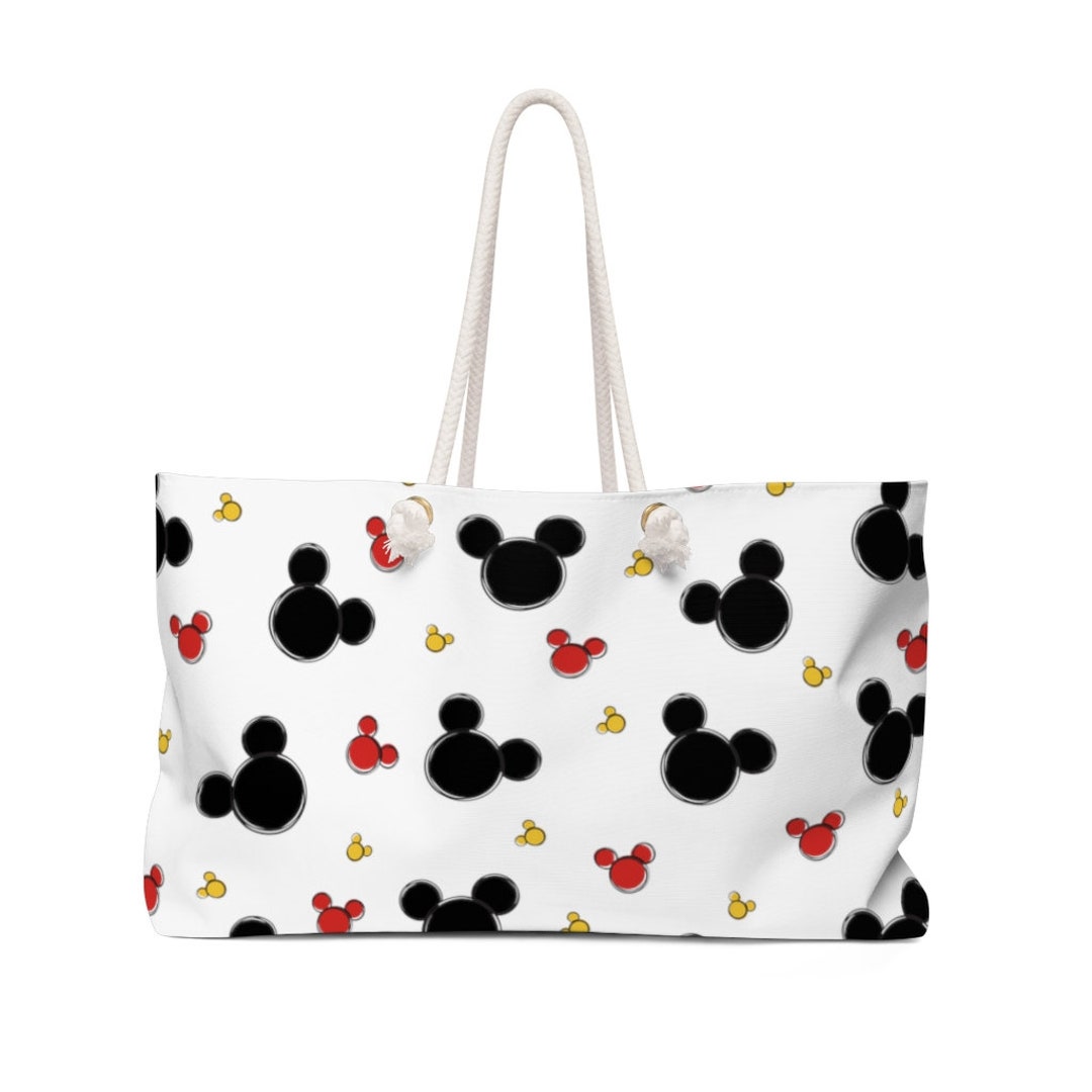 Mickey All Over Print Weekender Bag, Mickey Print Bag, Disney Beach Bag ...