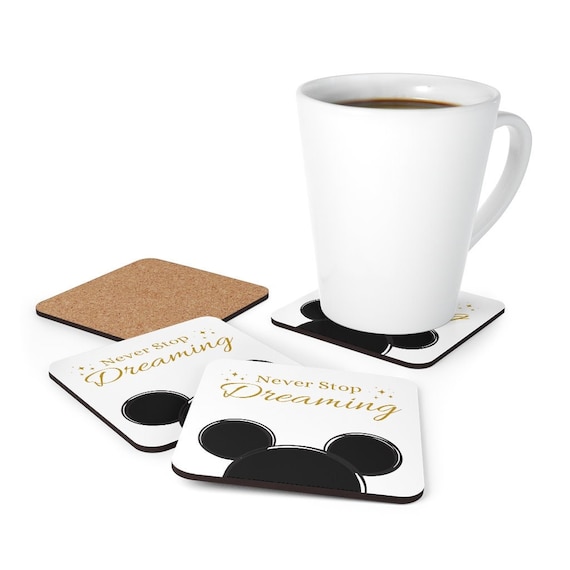 Mickey Mouse Coaster Disney Coaster Minnie Mouse Coaster - Etsy
