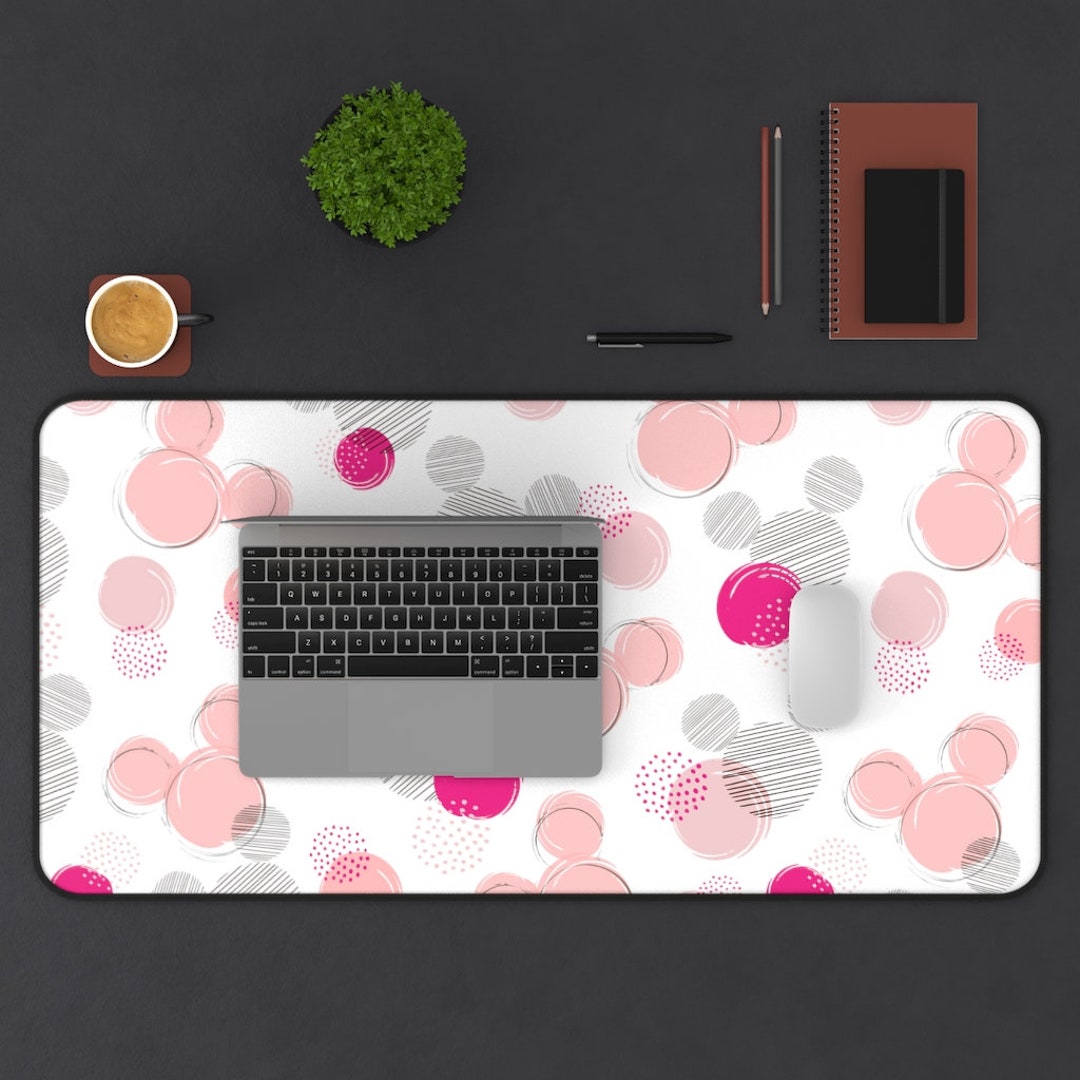 Disney Polka Dots Desk Mat, Disney Office Decor, Disney Mouse Pad ...
