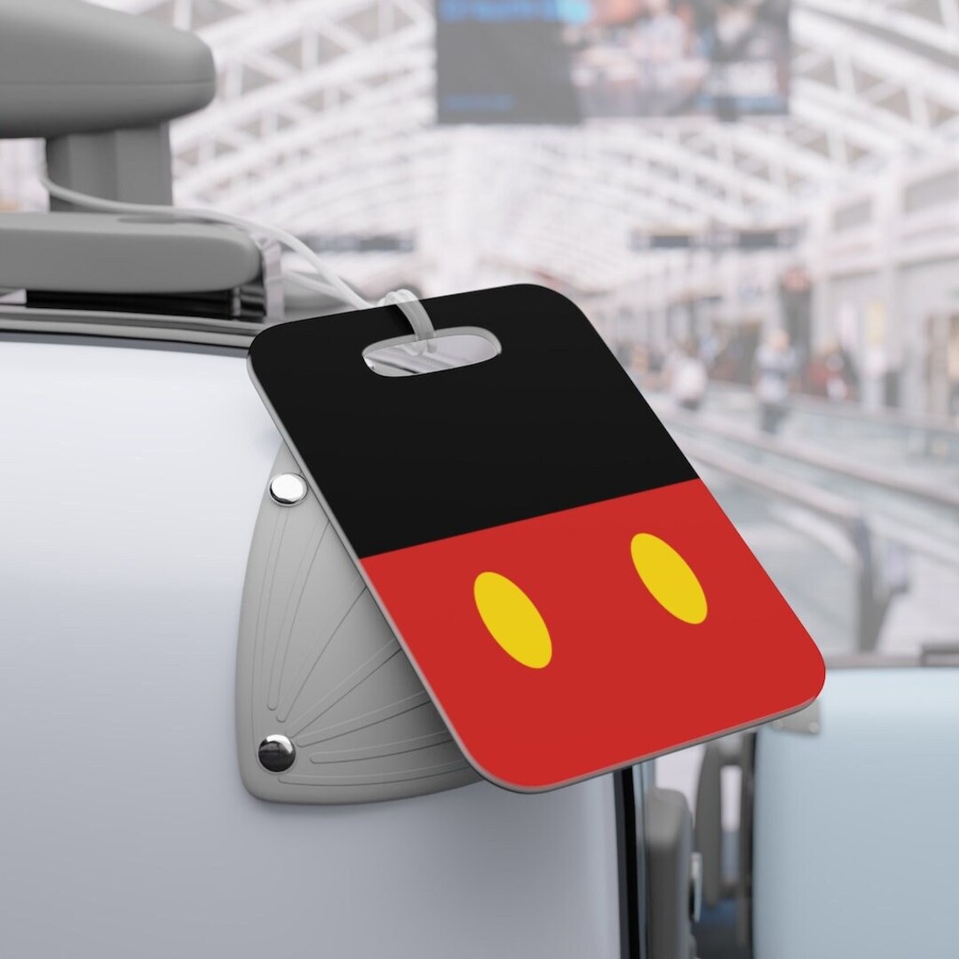 Personalized Luggage Tags, Disney Luggage Tag, Mickey Mouse Tag, Disney ...