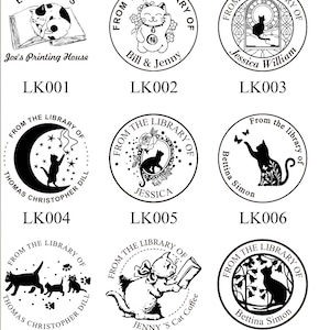 Custom Embosser Seal Stampfrom the Library Embosser - Etsy