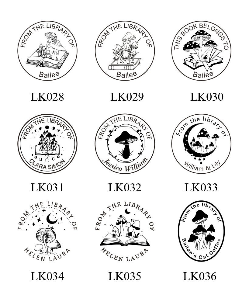 Custom Embosser Stamp From the Library Embosser Personalized - Etsy