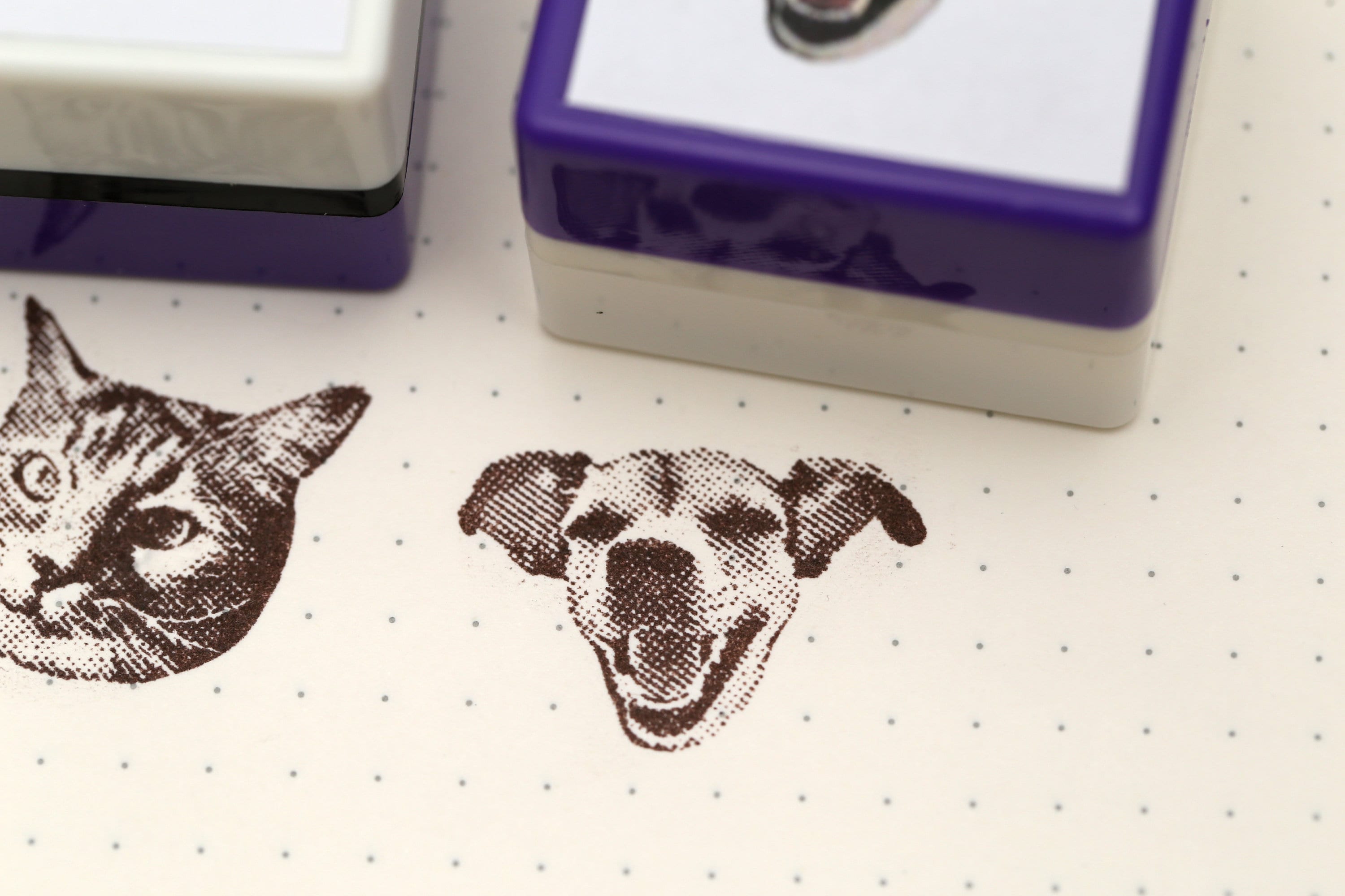 Custom Cat Dog Portrait Ink Stamp Personalized Pet Portrait - Etsy