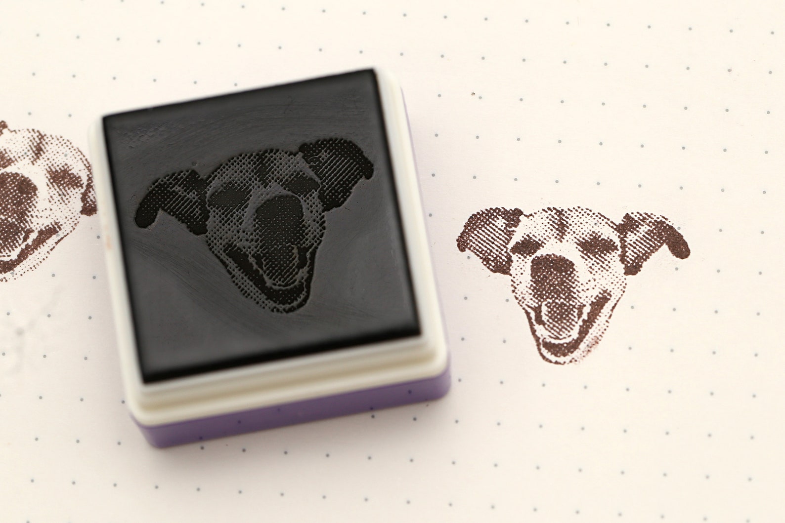 Custom Cat Dog Portrait Ink Stamp Personalized Pet Portrait - Etsy