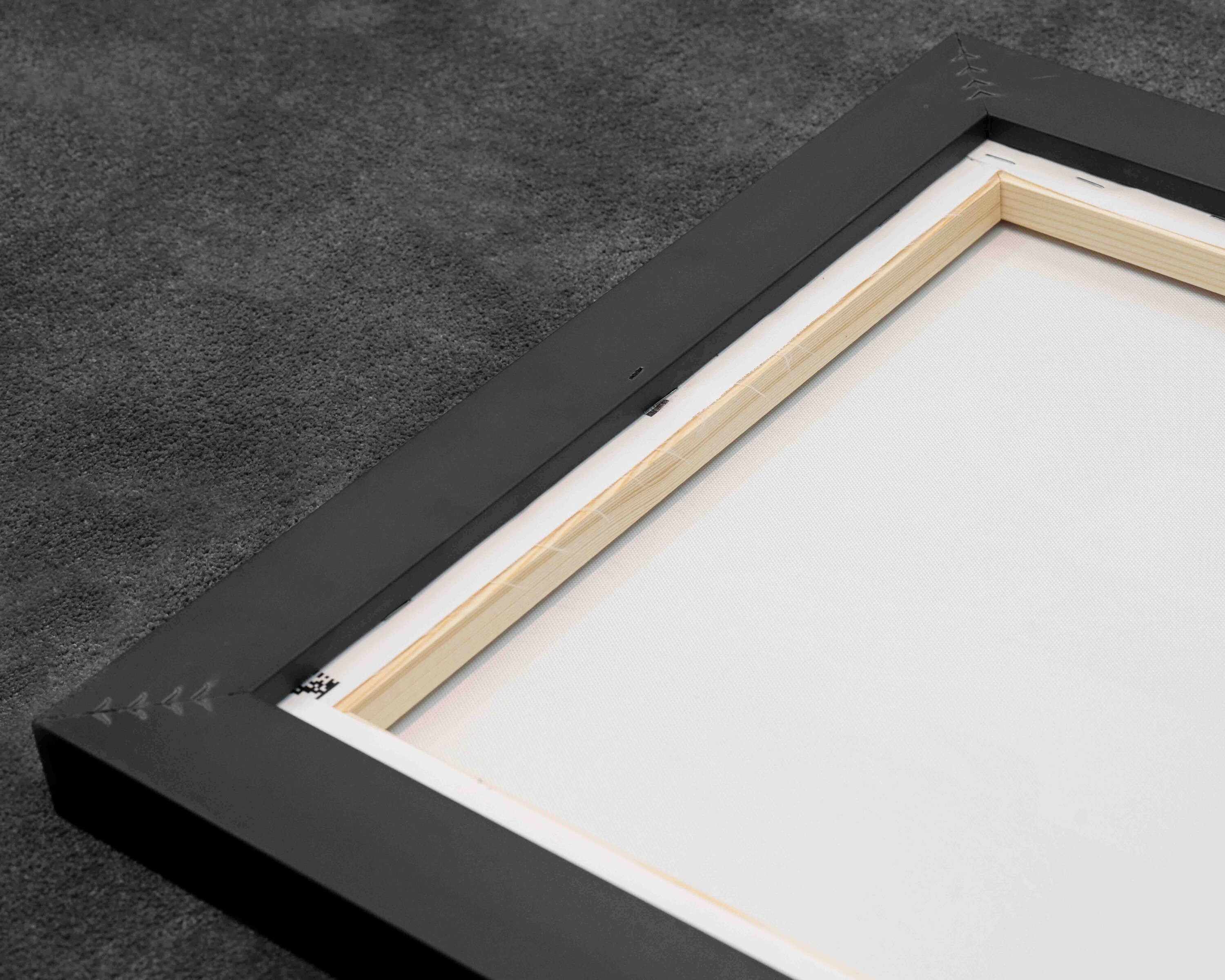 Wandbild Hirsch schwarz weiß Hirsch Bild Hochformat Leinwand Hirsch ...