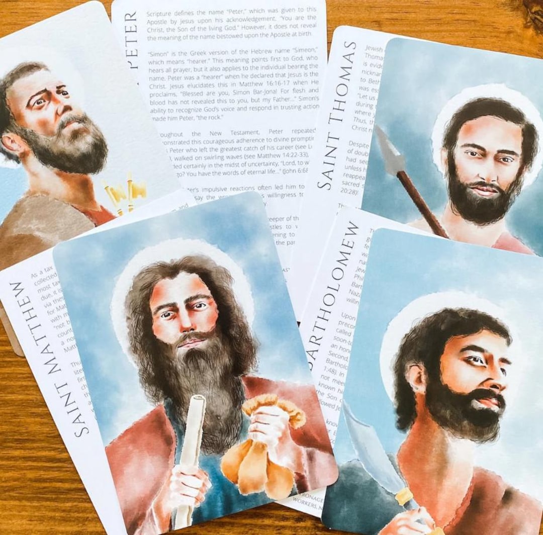 The Apostles Story Cards - Apostles Story - Bible Study Printables ...