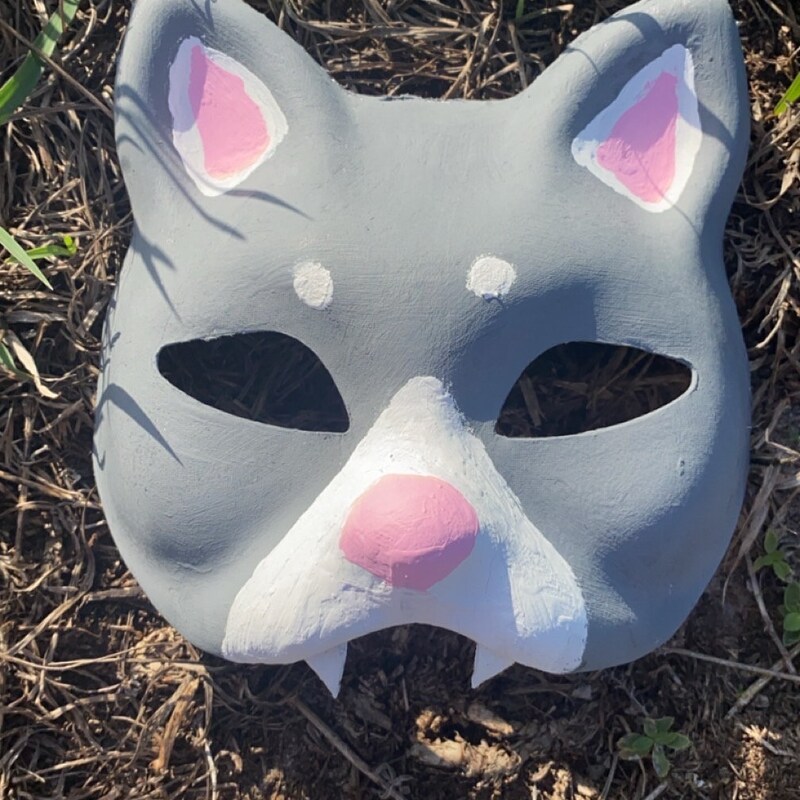 Gray Cat Therian Mask - Etsy