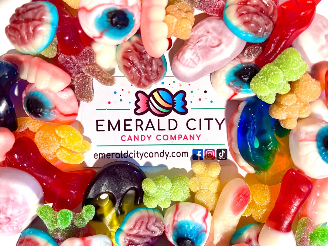 Large 16oz. Fright Night Mix: Skulls, Bones, Horror, Scary, Gummy ...