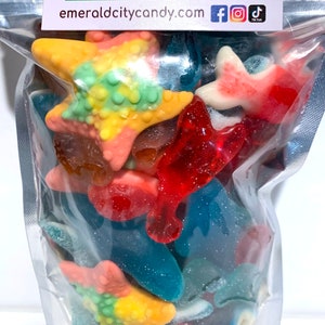 Large UNDER the SEA Mix: 16oz. Gummy Mix With Ocean Creatures and ...