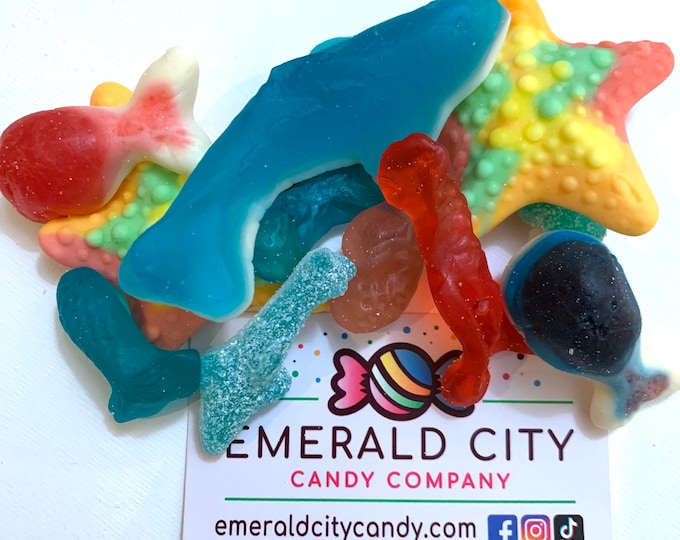 Large UNDER the SEA Mix: 16oz. Gummy Mix With Ocean Creatures and ...