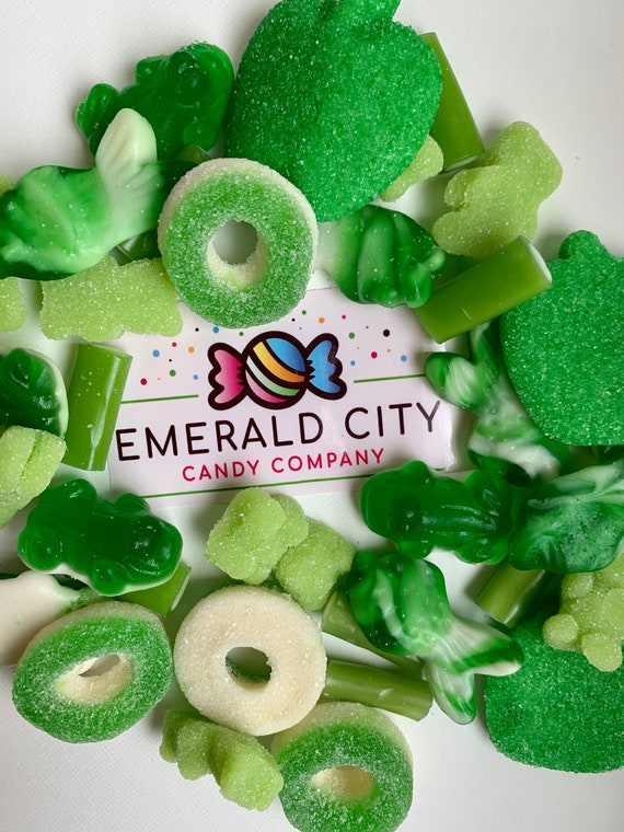 Large EMERALD MIX: 16 Oz Assorted Candy Mix Bag Pick N Mix | Etsy