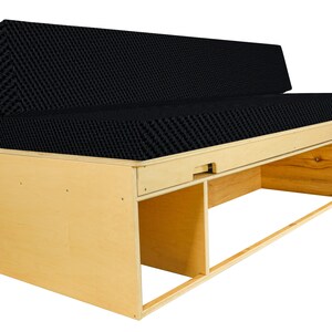 Frontier Futon Convertible Couch/bed for Camper Vans, Rvs, Tiny Homes ...