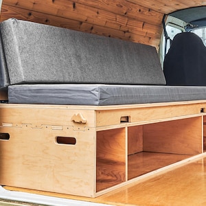 Frontier Futon Convertible Couch/bed for Camper Vans, Rvs, Tiny Homes ...