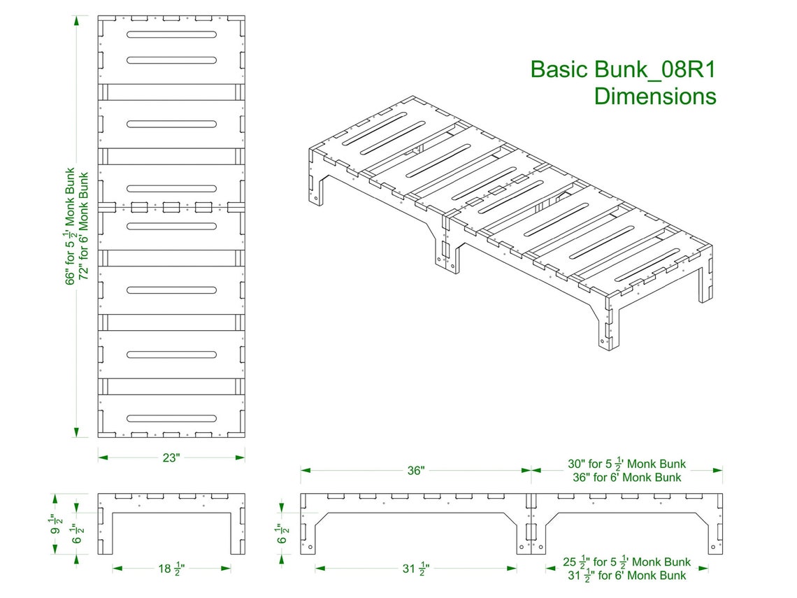 Elevated Sleeping Platform for Van & Car Camping the Basic - Etsy