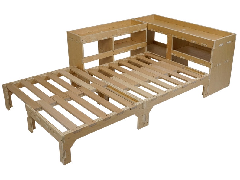 Minivan Camper Build With Expanding Bed & Two Shelves the Home on ...