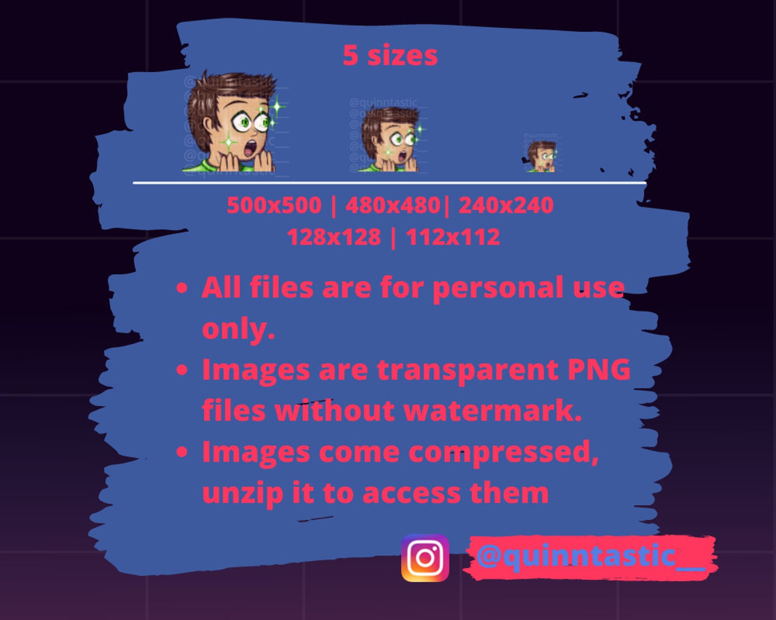 POG Surprised Happy Face Twitch Emote Youtube Emote | Etsy