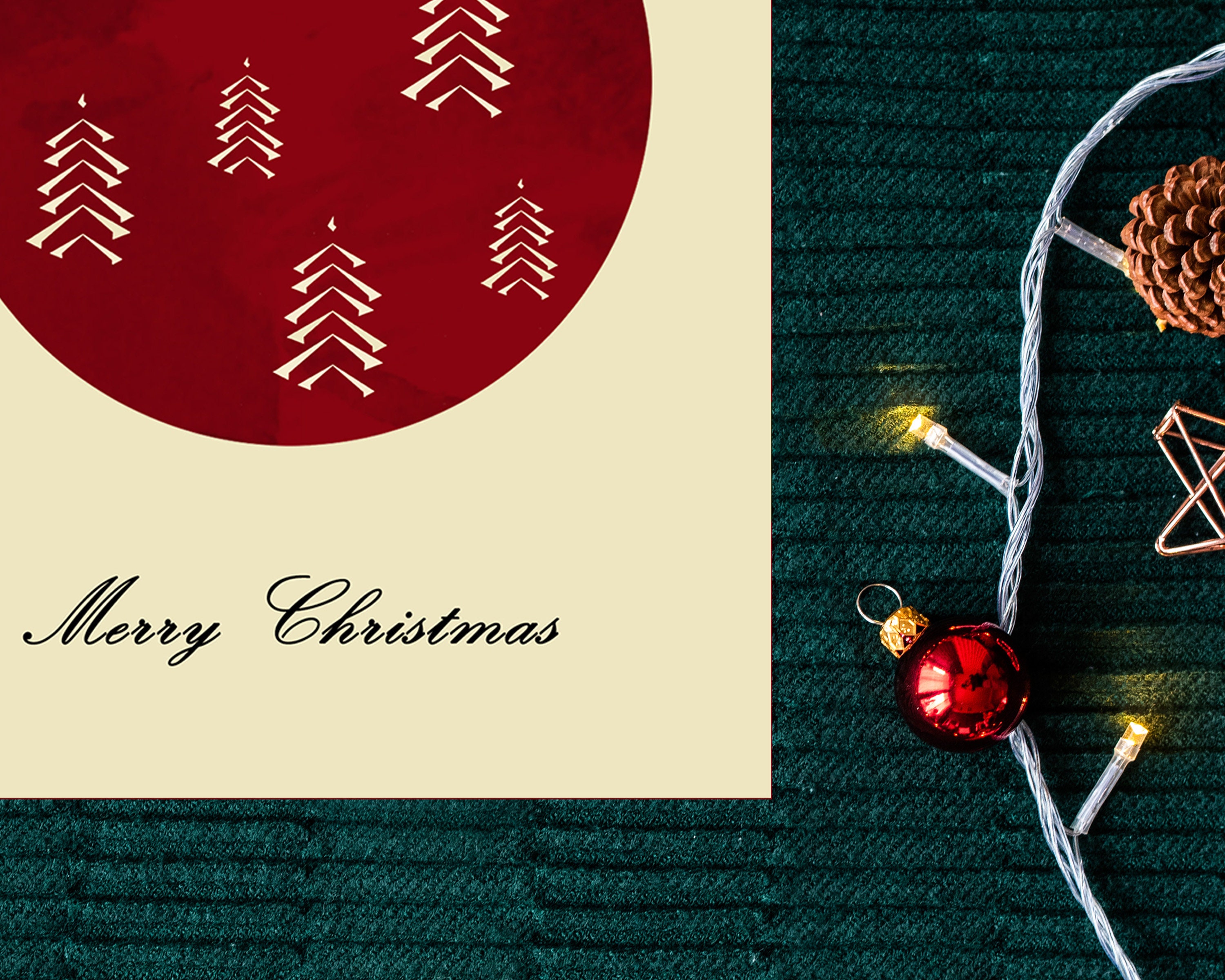 Printable Christmas Card Set Happy Holidays Card Minimalist - Etsy