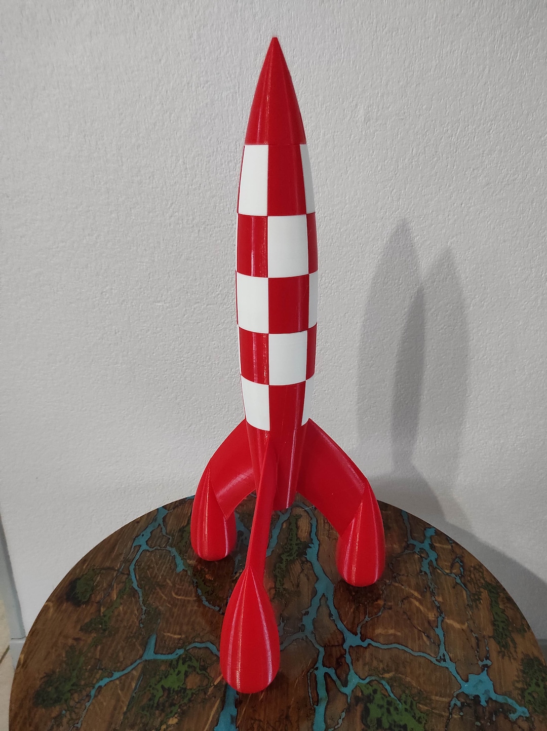 Fusée inspirée tintin en kit - Etsy France