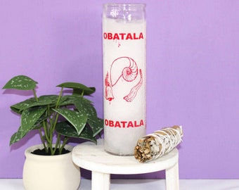 Obatala Prayer Candle - Etsy