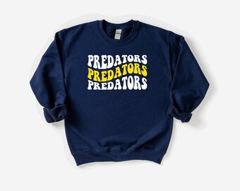 Nashville Predators Sweatshirt | Etsy