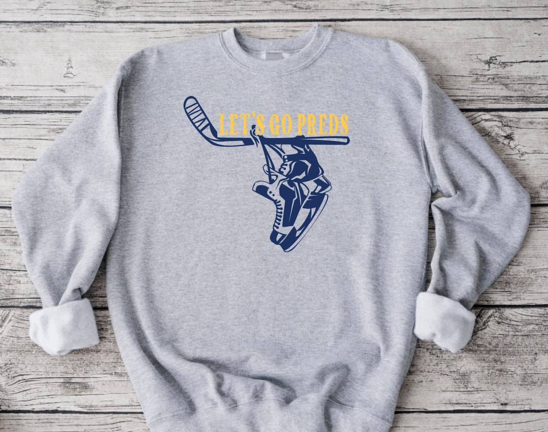 Let's Go Preds, Nashville Predators Sweatshirt - Etsy