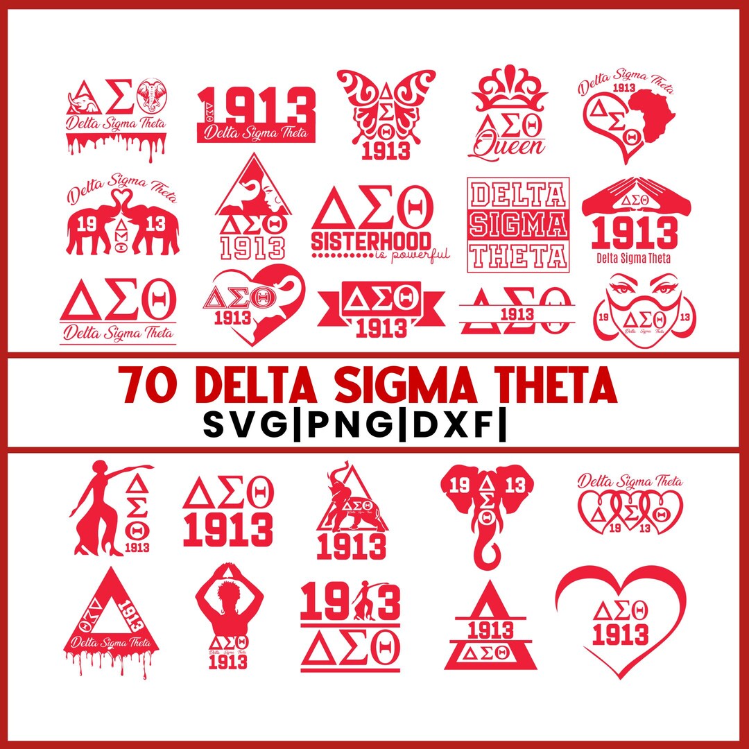 Delta Sigma Theta, Delta Sigma Theta SVG, Delta Sigma Theta Sign, 1913 ...