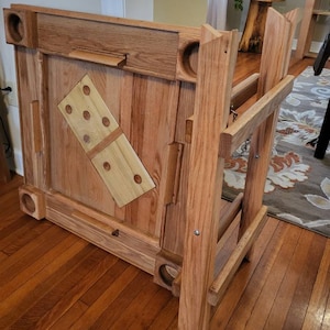 Domino Table Custom Made With Oak Wood - Etsy