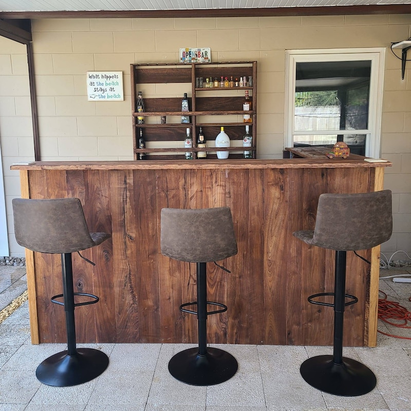Wood Bar - Etsy