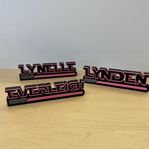 Personalized Star Wars Name Sign: 3D Printed Custom Plaque - Etsy