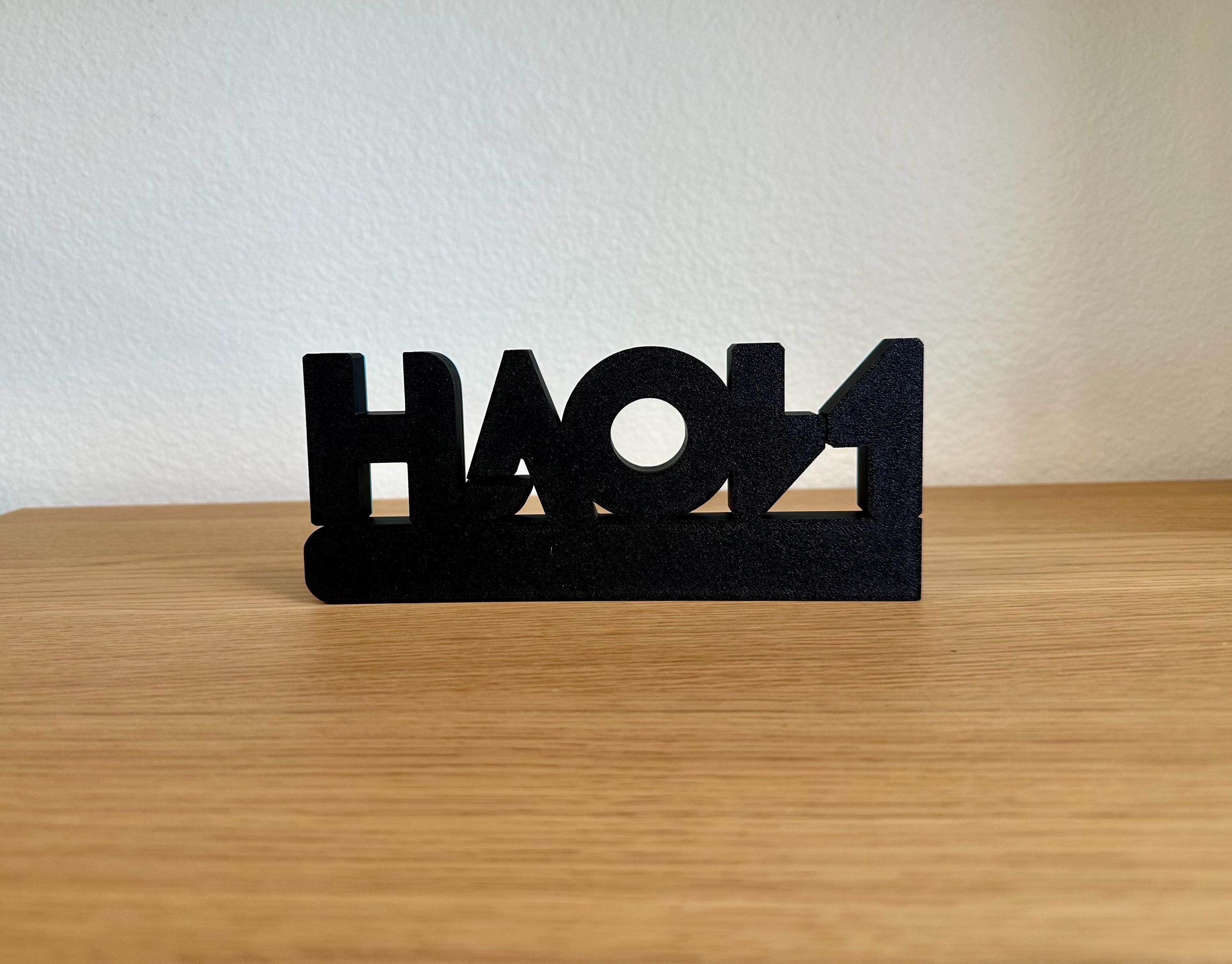 Personalized Tron Name Sign: 3D Printed Custom Plaque - Etsy