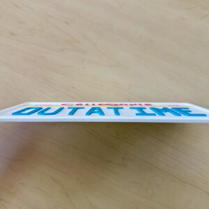 Custom License Plate | OUTATIME Plate | 3D Printed - Etsy