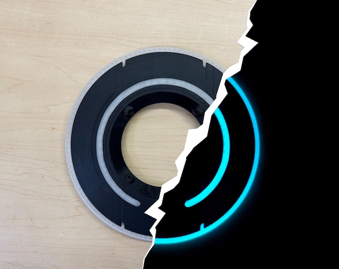 Tron Legacy 3D Printed Light up Identity Disc Rechargeable - Etsy