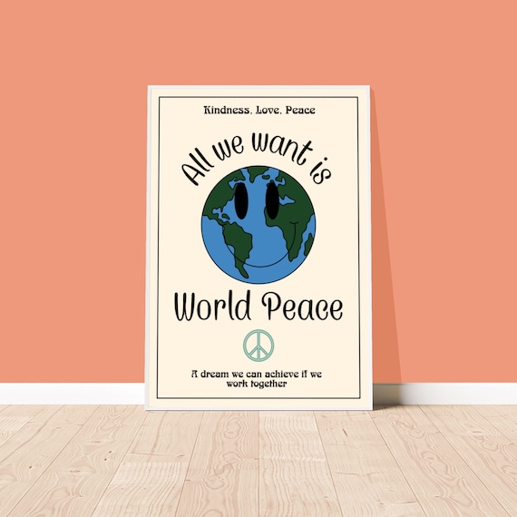 World Peace Poster Design