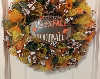 Welcome Football Front Door Sign Fall Outside Decor Fall and - Etsy