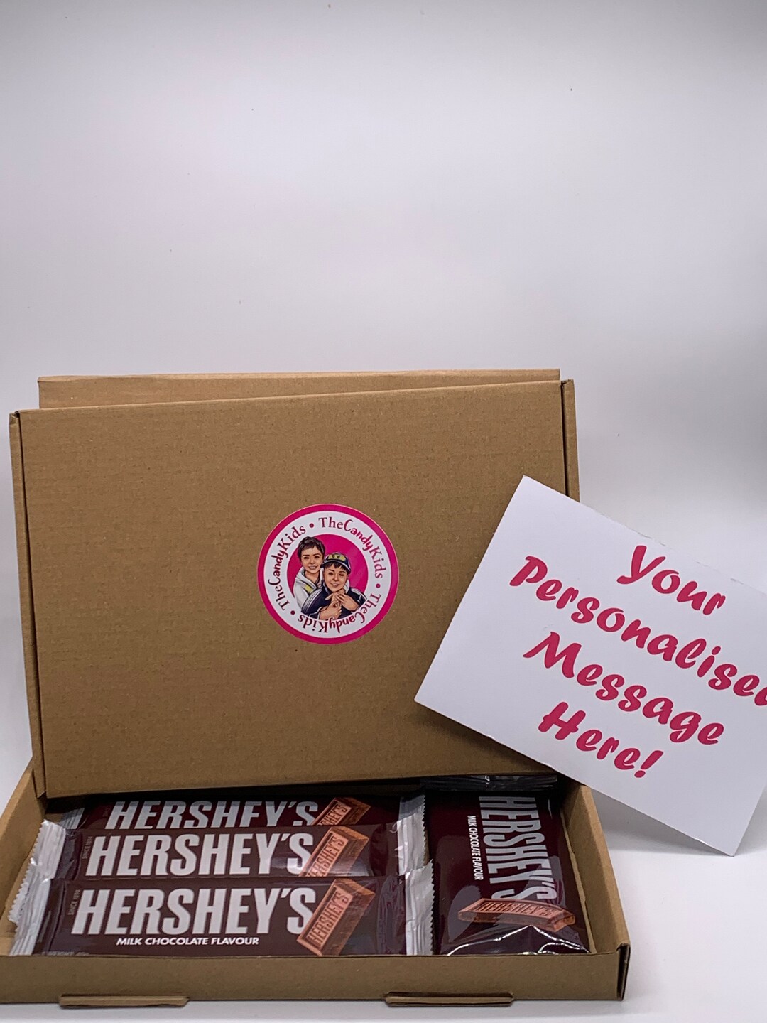 Milk Chocolate Hersheys Chocolate Personalised Gift Box Personalise Message Presents Birthday ...