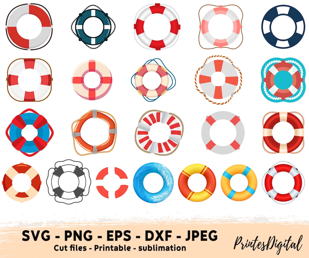 22 Lifesaver Svg Png, Life Saver Svg, Life Preserver Svg Png, Nautical ...