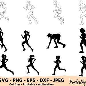 19 Runner SVG, Runner PNG, Run Svg, Run Png, Runner Clipart, Running ...