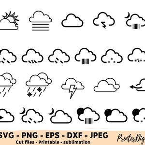 276 Cloud Svg, Cloud Png, Cloud Vector, Cloud Bundle Svg, Cloud Clipart ...