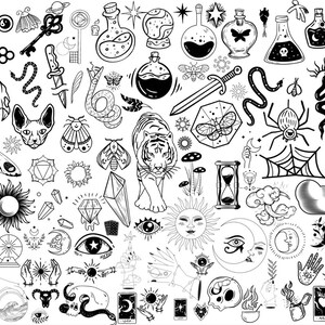 126 Mystic Svg Png, Magic Svg, Mystical Svg, Witchcraft Svg, Magical ...