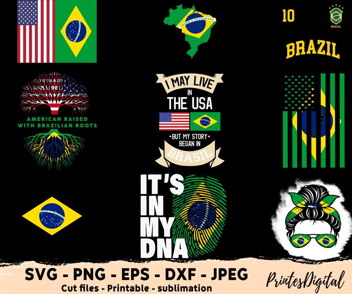 Brazil Svg Png Bundle Brazil Svg Brazil Png Brazil World - Etsy