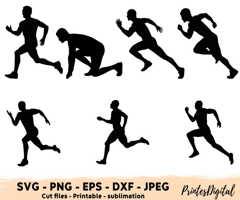 19 Runner SVG, Runner PNG, Run Svg, Run Png, Runner Clipart, Running ...